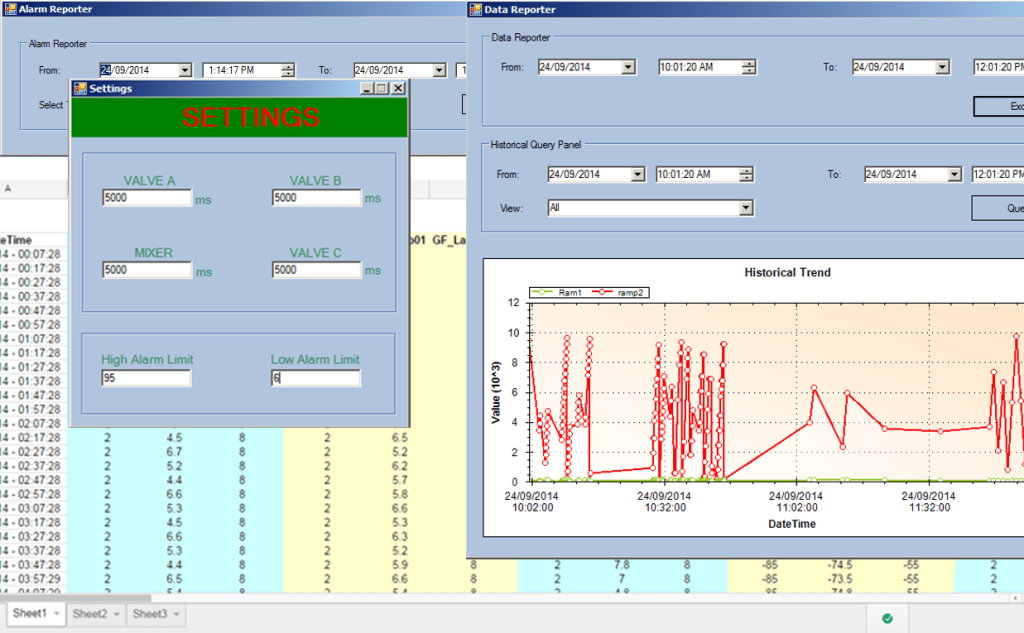 HỆ THỐNG SCADA MIXING STATION- Visual Studio SCADA