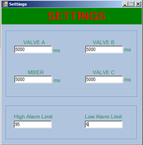 HỆ THỐNG SCADA MIXING STATION- Visual Studio SCADA