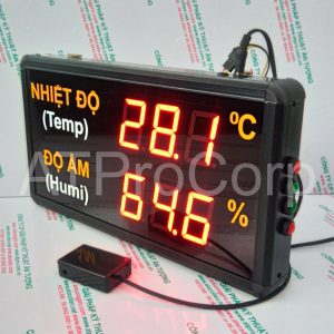 LARGE TEMPERATURE HUMIDITY DISPLAY - Visual Studio SCADA | SCADA ...