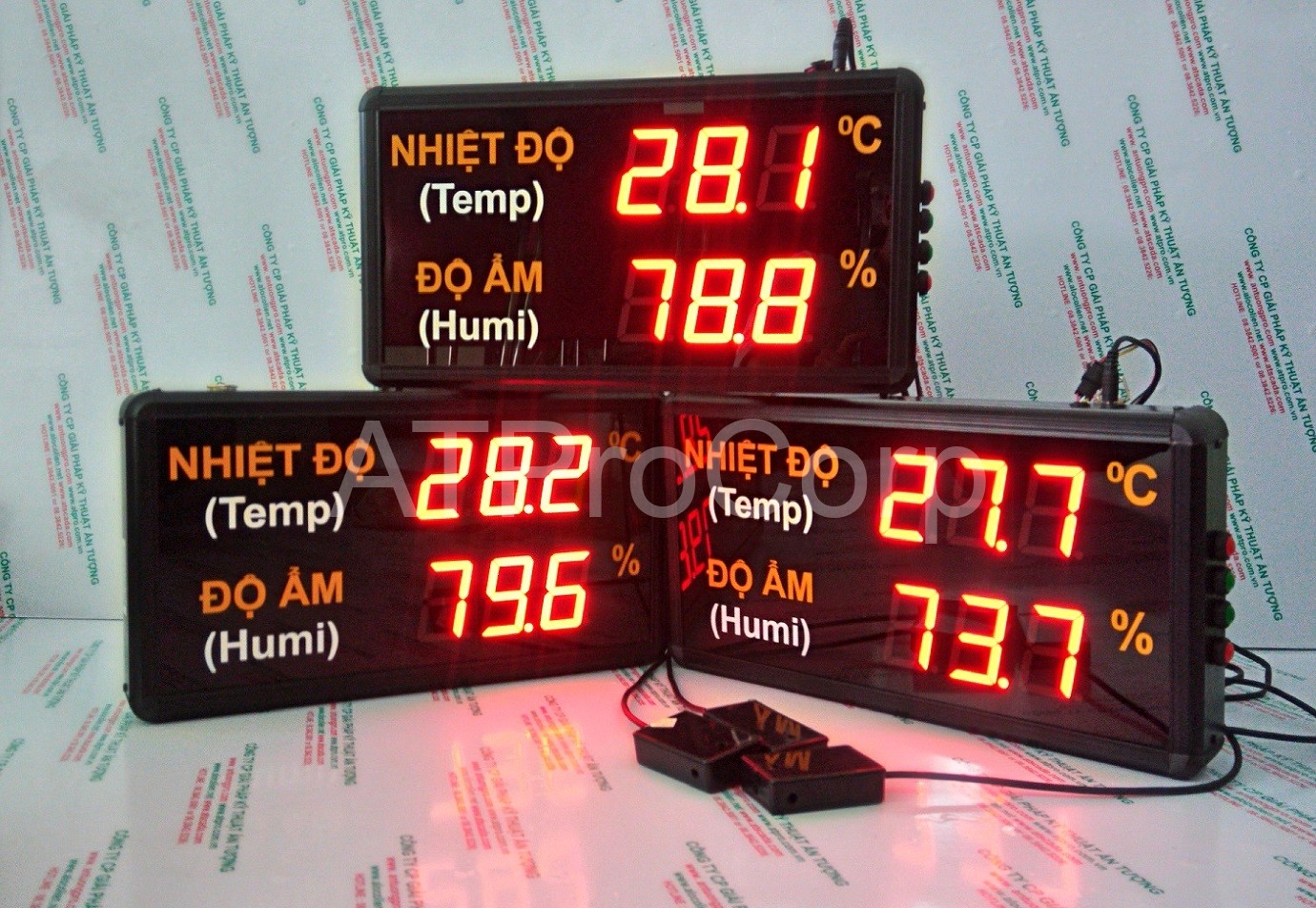 Temperature humidity led display AT-THMT-S. Cheap
