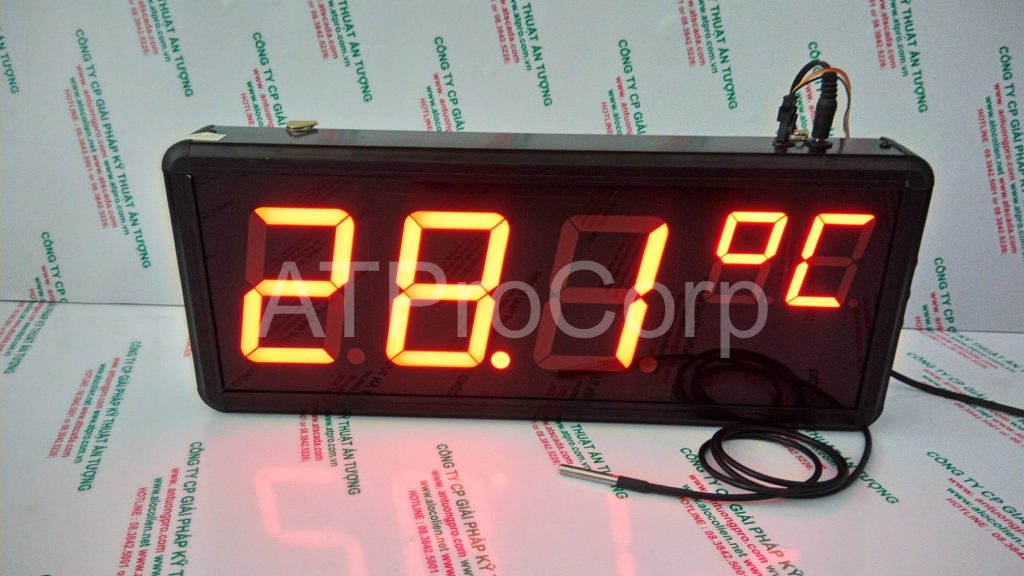 Temperature led display AT-TMT-L -Visual Studio SCADA