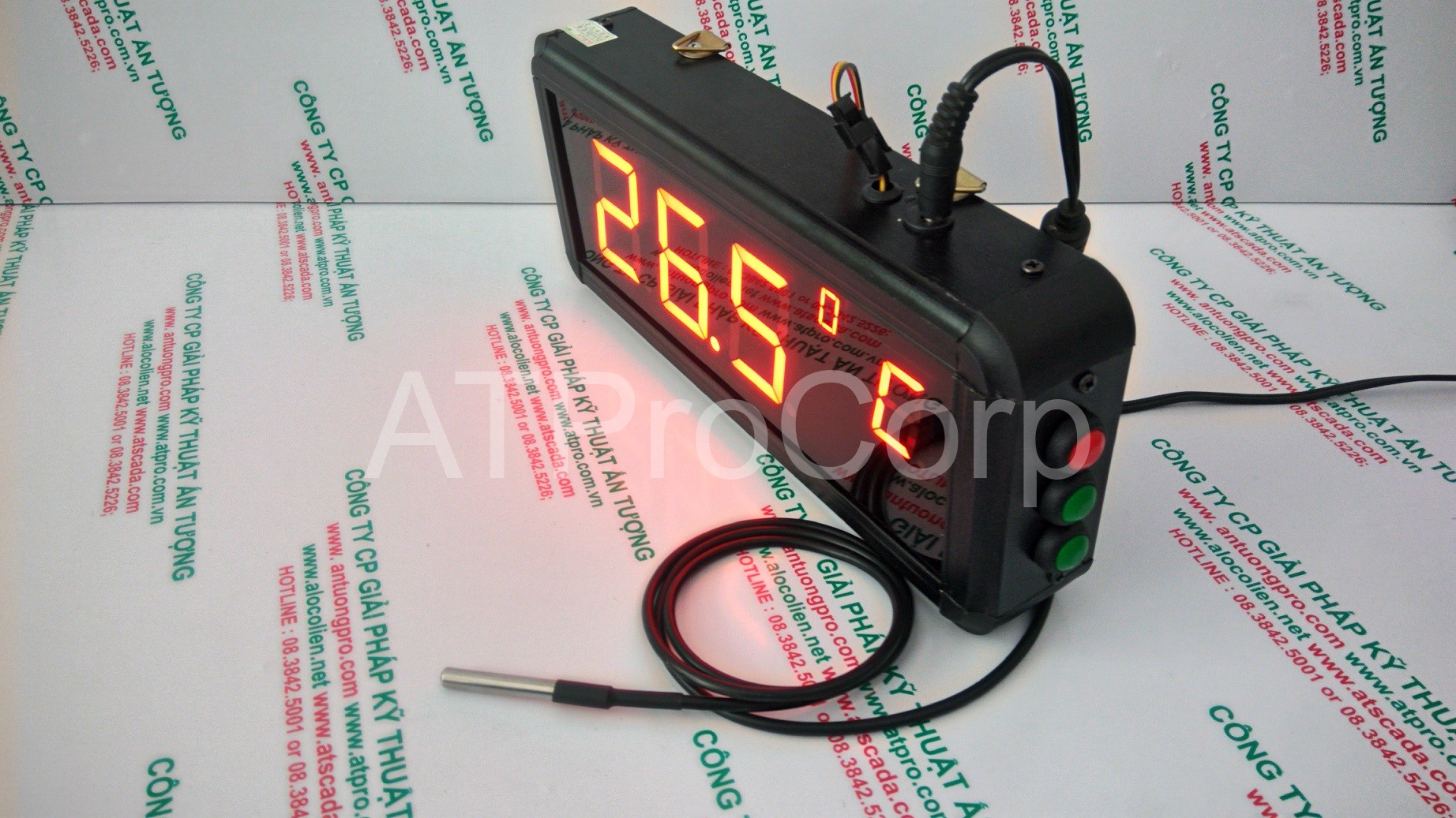 Temperature led display AT-TMT-S -Visual Studio SCADA