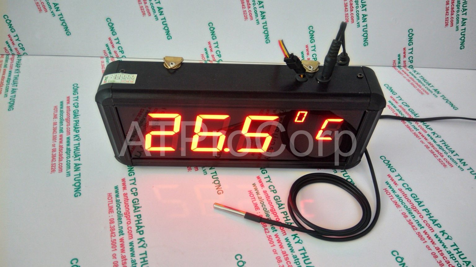 Temperature led display AT-TMT-S -Visual Studio SCADA