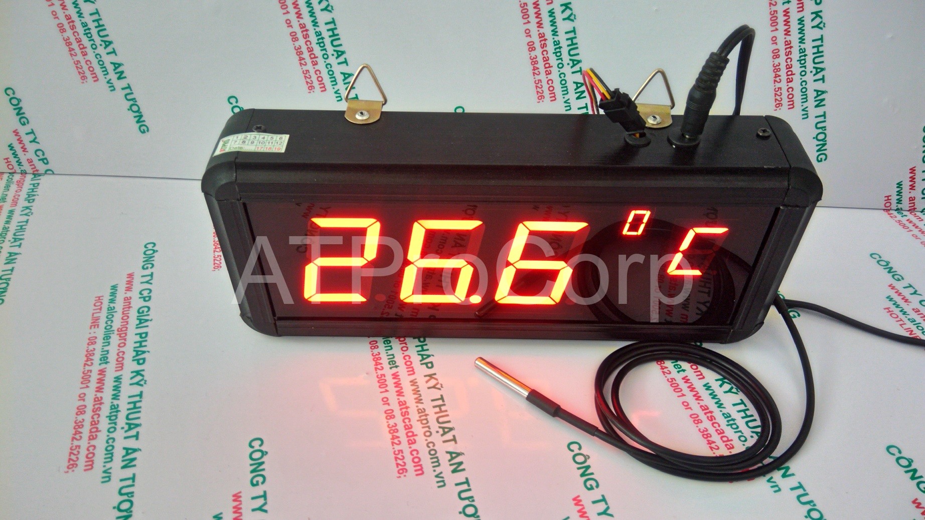 Temperature led display AT-TMT-S -Visual Studio SCADA