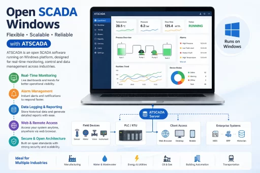 Open SCADA Windows: Flexible Monitoring with ATSCADA