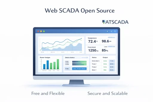 Web SCADA Open Source for Industrial Monitoring and Control